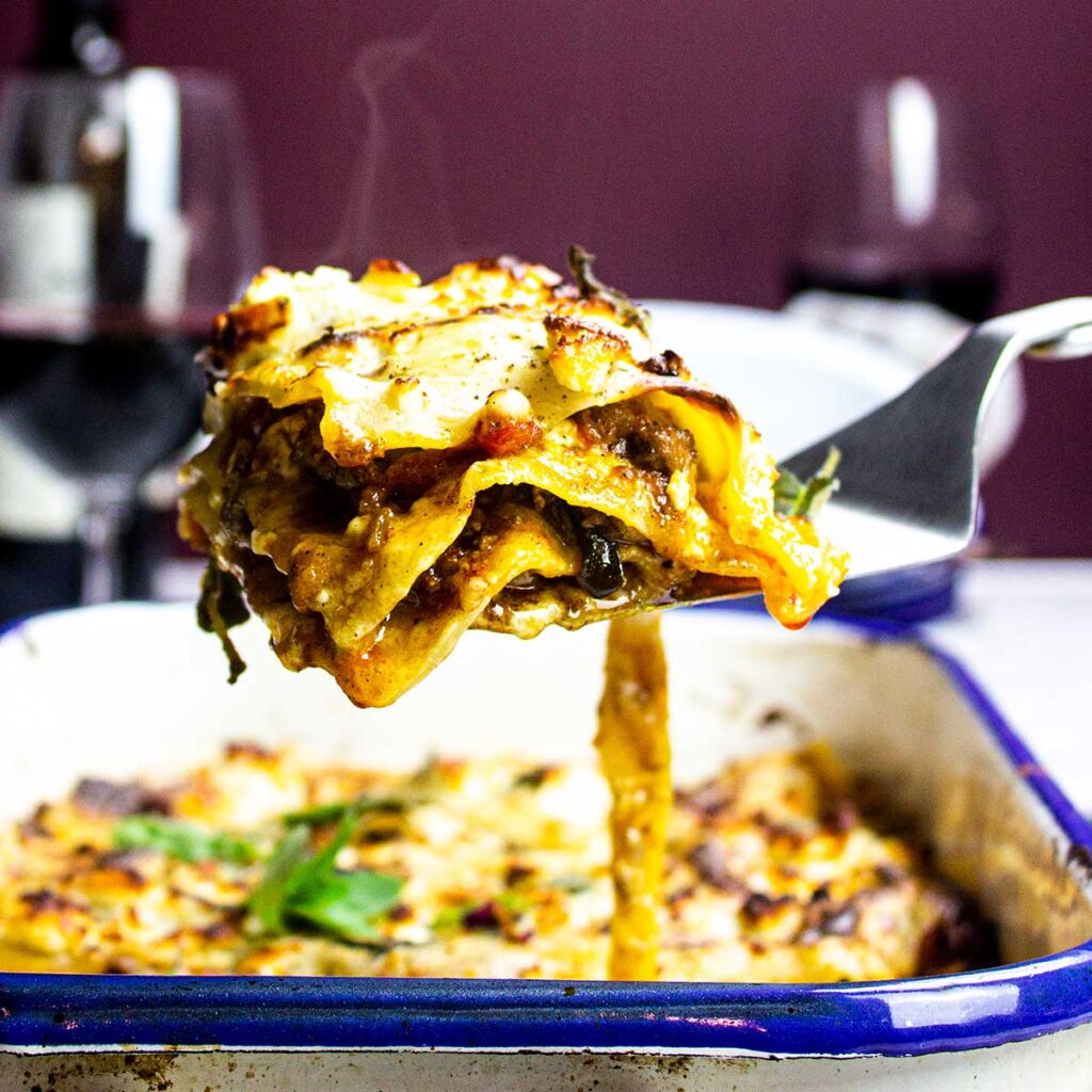 The Best Moroccan Lamb Mince Lasagne with Feta Cheese - Flavourise
