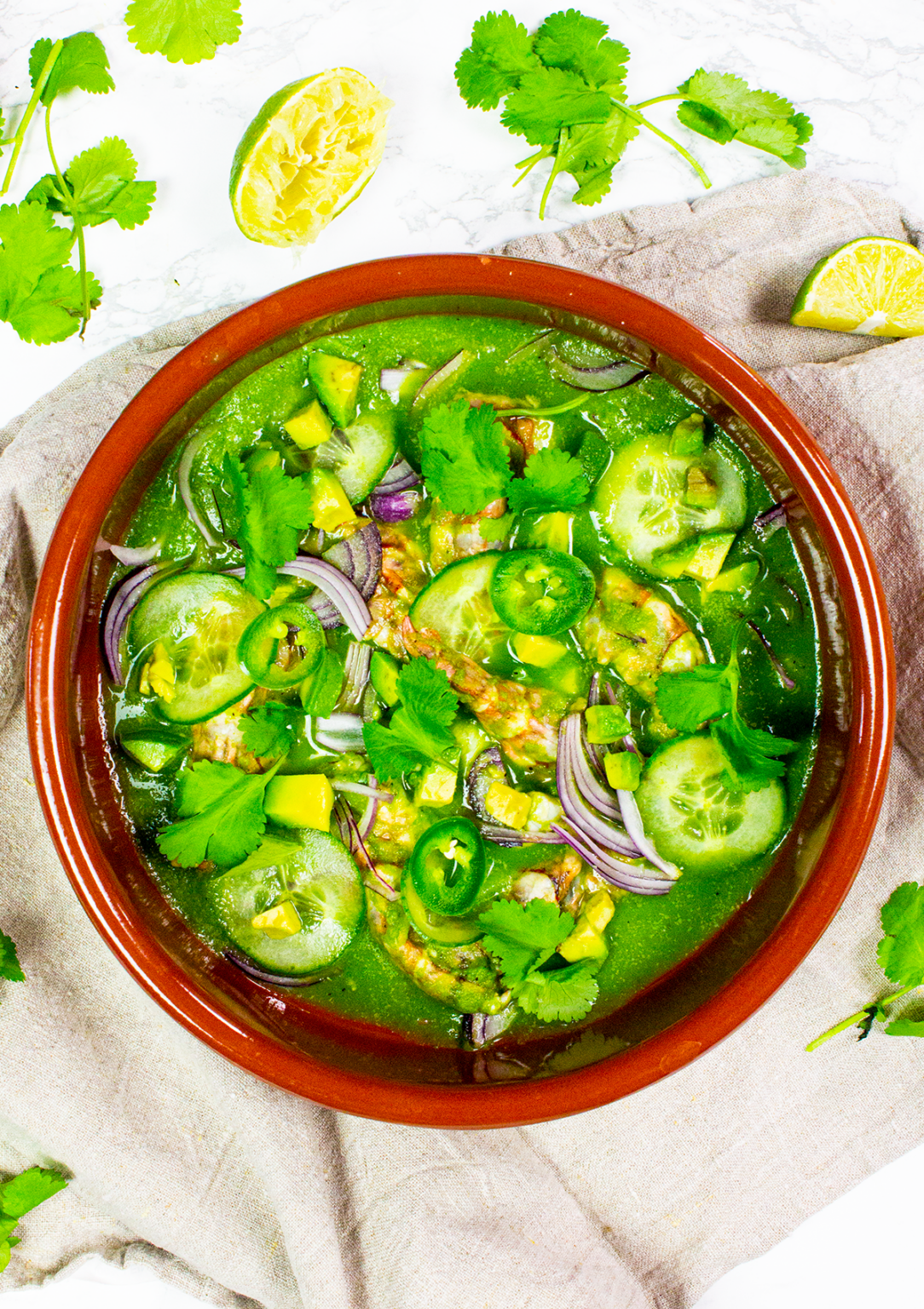 Easy Mexican Shrimp Ceviche (Camarones en Aguachile Verde) - Flavourise