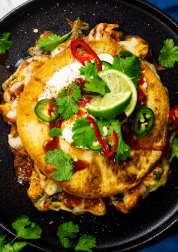Fish Quesadilla (Loaded with Fish and Seafood) - Flavourise