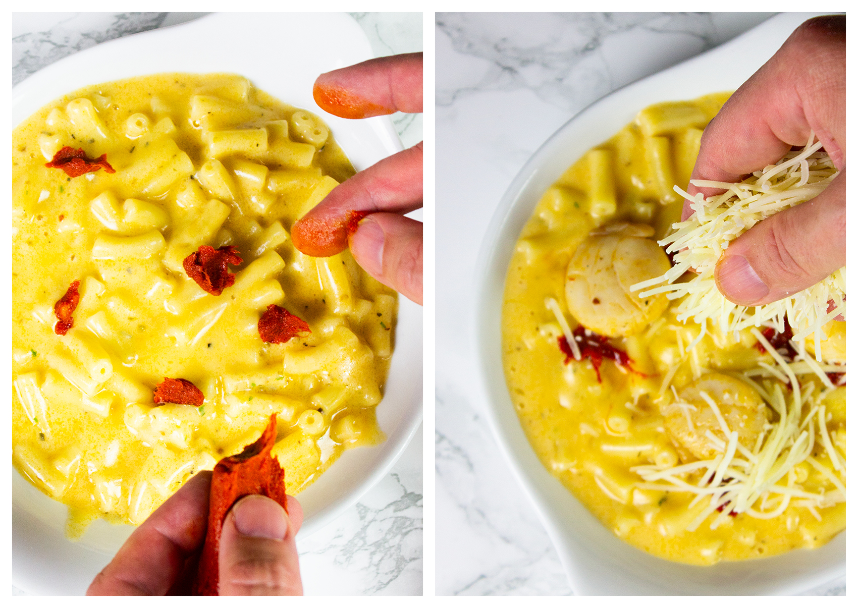‘Nduja Mac and Cheese with Scallops - Flavourise